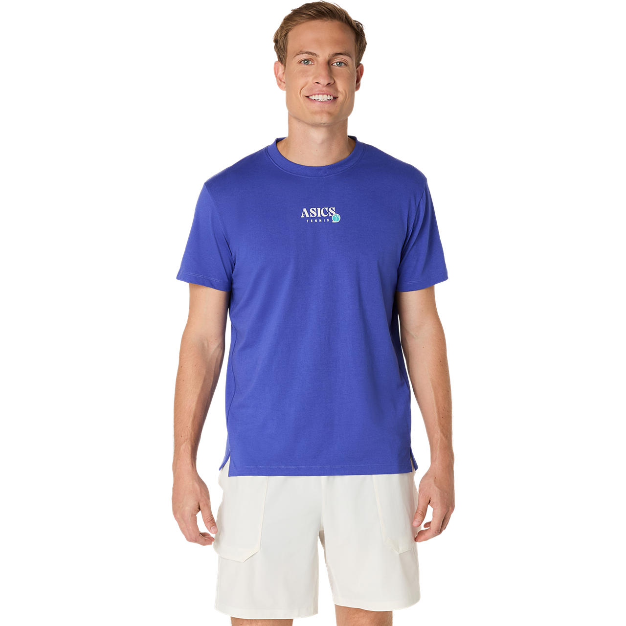 Asics - Polera ASICS Game Seasonal Graphic Tee Manga Corta - Masculino - Azul | Ofertitas