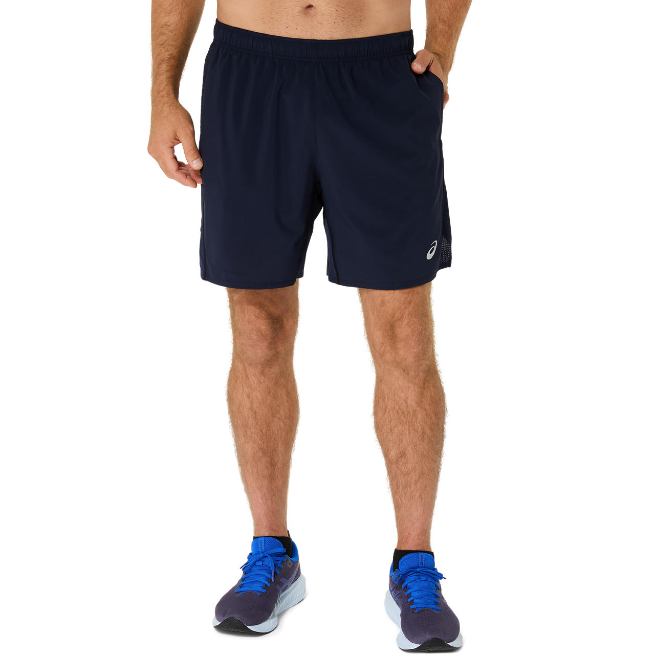 Asics - Short ASICS Silver 7In Short - Masculino - Azul | Ofertitas