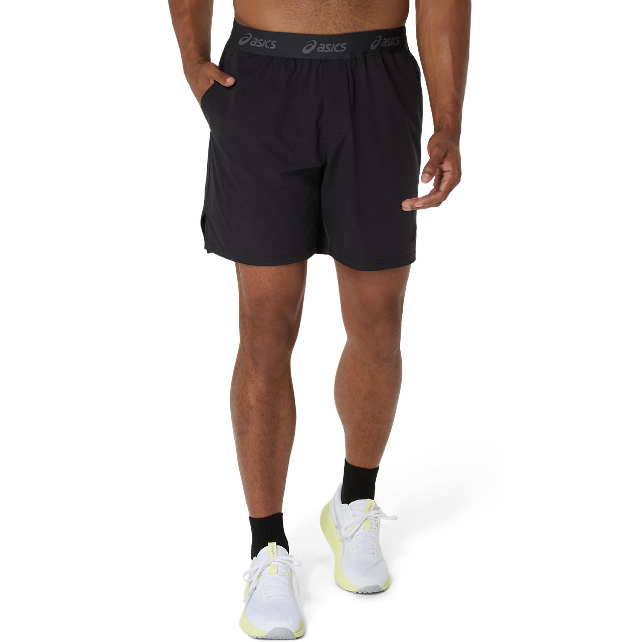 Asics - Short ASICS Double Weave 7In Short - Masculino - Negro | Ofertitas